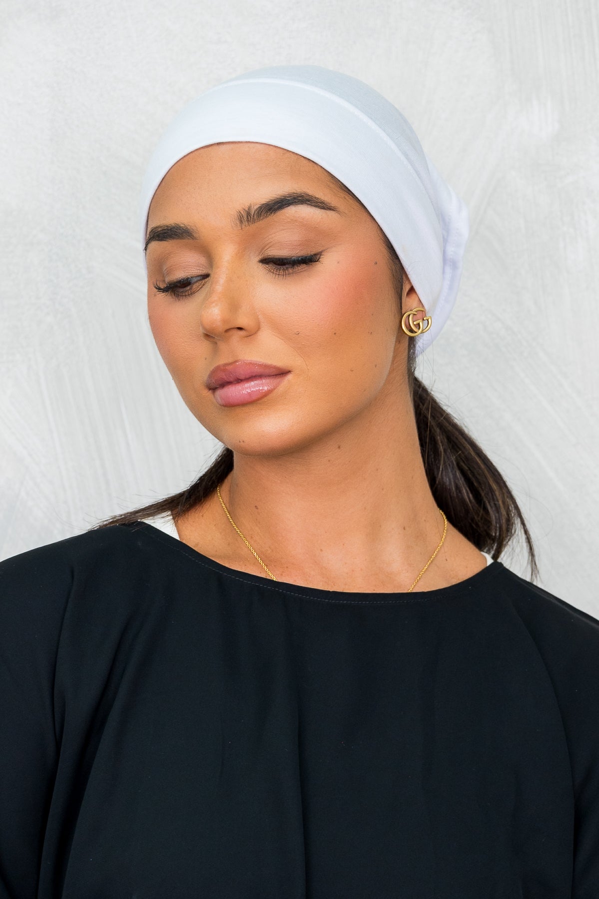 White Tube Bonnet Cap – Aapas